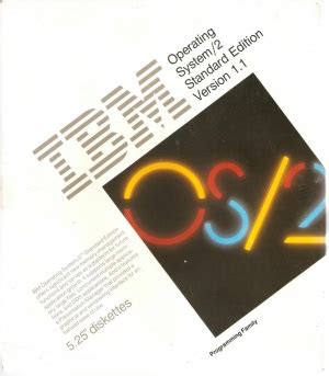 IBM OS 2 Standard Edition 1 1 English 6280195 OS2World Com Wiki