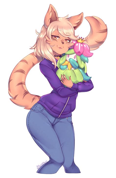 [oc] Made A Delphox Character For Me To Use Around Pokemon