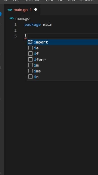 Hello World Program In Go Golang Programming Language Shorts
