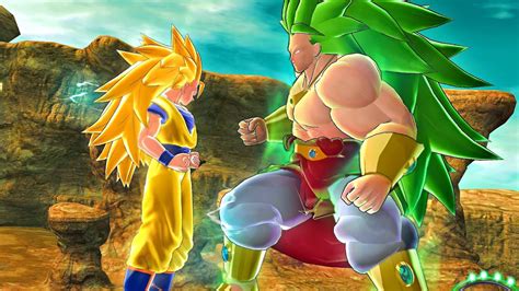 Dragon Ball Raging Blast 2 Ssj3 Goku Vs Broly Lssj3 [requested]