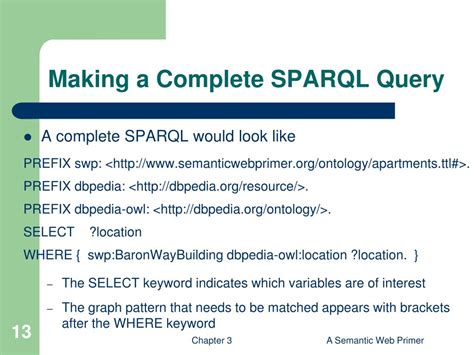 Ppt Chapter 3 Querying The Semantic Web Powerpoint Presentation Free