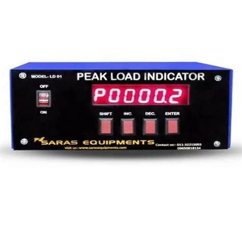 Panel Mount Peak Load Indicator For Industrial At Rs 5000 In New Delhi