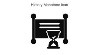 History Monotone Icon In Powerpoint Pptx Png And Editable Eps Format PPT Template