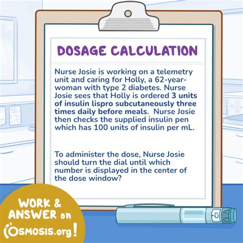 Dosage Calculation Insulin Lispro Osmosis Blog