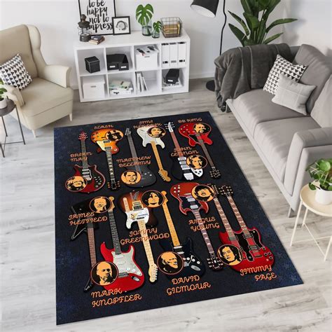 Guitar Rugelectro Guitar Rugmusician Rugthe Beatless Rugliving Room