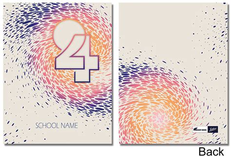 Spiral Galaxy Yearbook Cover