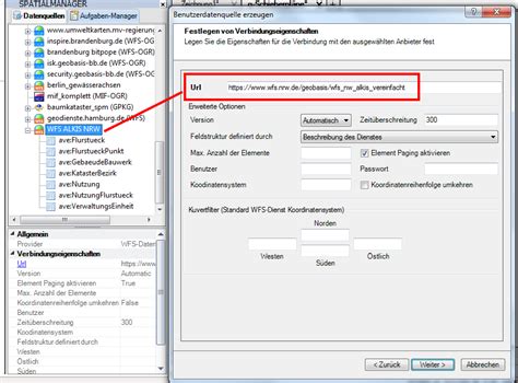 WFS Daten Import In BricsCAD
