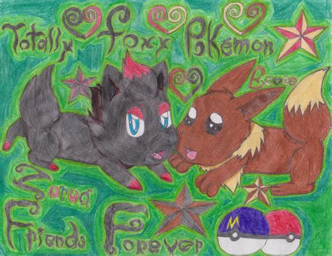 Zorua And Eevee Just Too Cute By HerobrineSings On DeviantArt