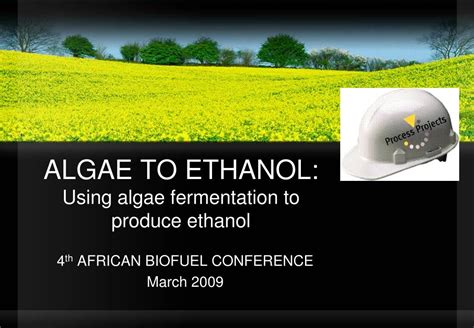 Ppt Algae To Ethanol Using Algae Fermentation To Produce Ethanol Powerpoint Presentation Id