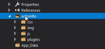 ASP NET MVC Installing AdminLTE Dashboard To Replace Bootstrap Template