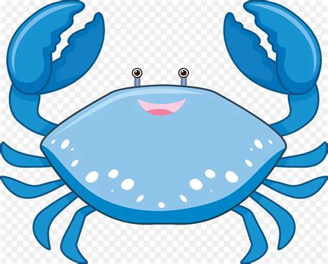 蓝色海洋卡通螃蟹PNG图片素材下载 图片编号qlbbknpb 免抠素材网