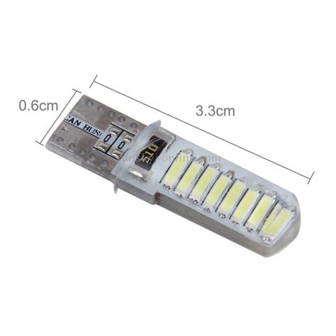 2pcs T10 3w 16 Smd 4014 Led 자동차 클리어런스 조명 램프 Dc 12v 백색 조명