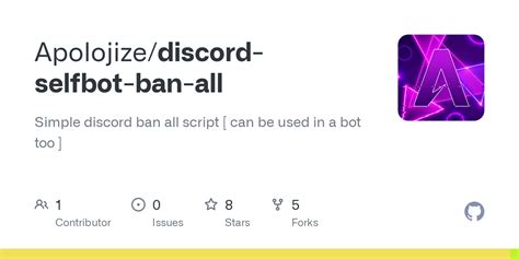 GitHub Apolojize Discord Selfbot Ban All Simple Discord Ban All Script Can Be Used In A Bot