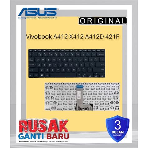 Jual Keyboard Asus Vivobook A412 X412 A412DA A412FL A412FA Original Shopee Indonesia