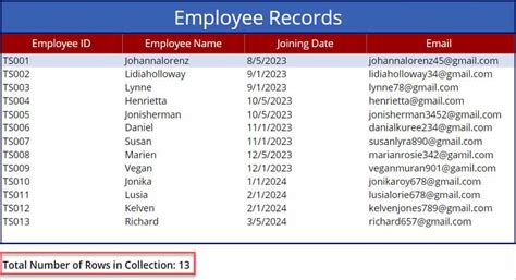 How To Count Rows In Power Apps Collection