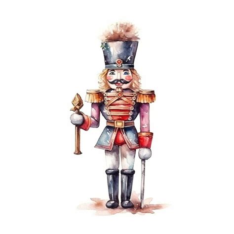 Premium Ai Image Arafed Image Of A Nutcracker With A Cane And A