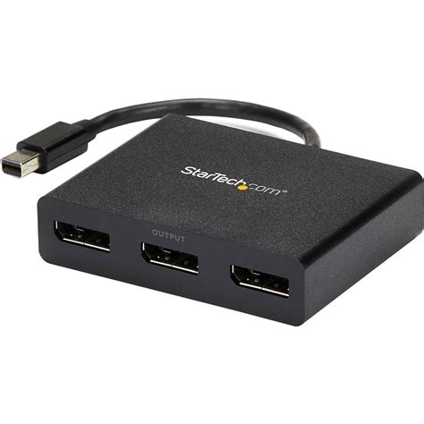 StarTech Com MST Hub Mini DisplayPort To X DisplayPort Multi Stream Transport Hub MDP