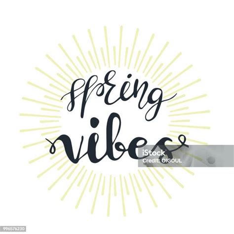 봄 느낌 문자 인사말 카드 디자인입니다 벡터 일러스트입니다 디자인에 대한 스톡 벡터 아트 및 기타 이미지 디자인 라벨 배경 주제 Istock