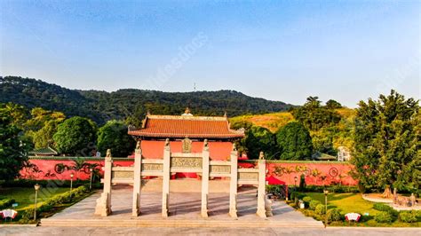 Building Outdoor Sights Pavilion Landmark Tower Temple Powerpoint Background For Free Download