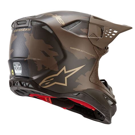 Alpinestars Supertech M10 Squad 23 Helmet Brown Motostorm En
