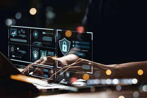 Premium Photo Cyber Security User Type Login And Password Keeping User Personal Data Safe