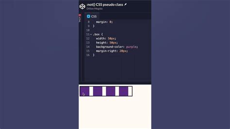 The Not Pseudo Class In Css How It Works Youtube