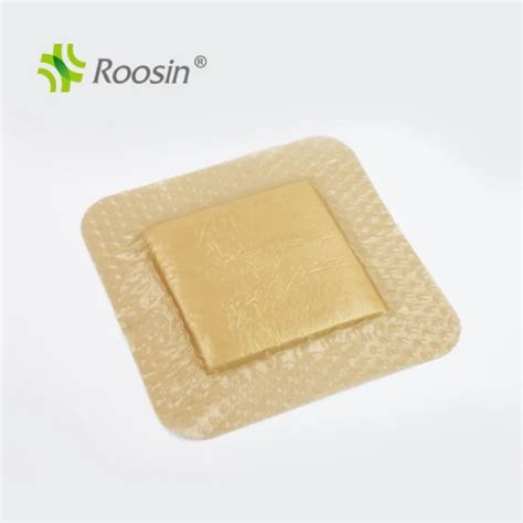 Five Structure Silicone Foam Dressing With Border China Wound