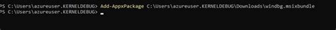 How To Install WinDBG Preview Windows Store Version On Windows Server Porotnikov