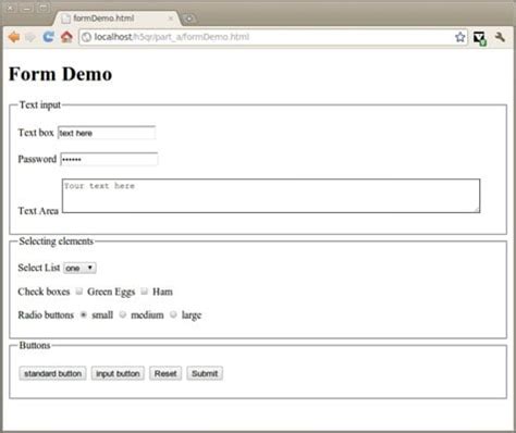 How To Put Text Boxes In An HTML5 Form Dummies