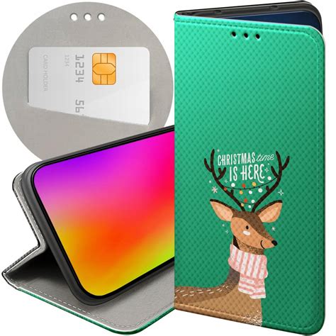 Etui Z Klapką Do Samsung Galaxy A54 5G Wzory Świąteczne Christmass Święta Samsung Electronics