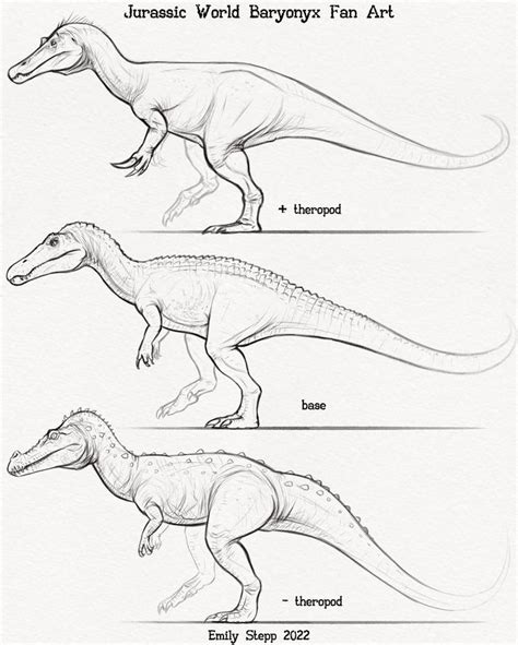 Jw Baryonyx Dna Variants By Emilystepp On Deviantart