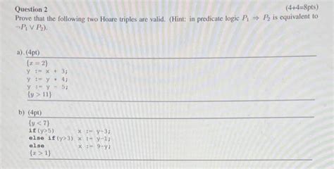solved question 2 4 4 8pts prove that the following two