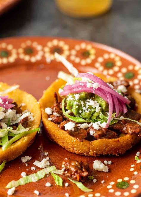 Sopes Recipe Mexican Street Food Video Kevin Is Cooking