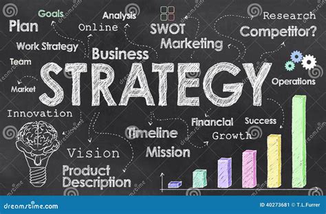 Business Strategy Success Plan Vector Illustrations Achieving Successful Goal Business Results