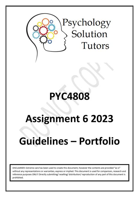 Pyc Portfolio Pyc4808 Pyc4808 Stuvia Us