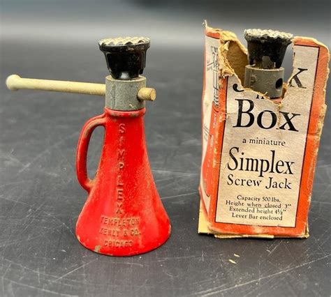Vtg Simplex Screw Jack Salesman Samples Live And Online Auctions On