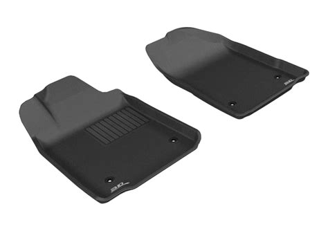 3d Maxpider 2007 2012 Lexus Es Kagu 1st Row Floormat Black 5 Star