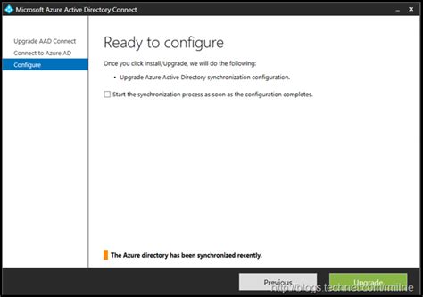 Azure AD Connect Express Install Upgrade Build Hello