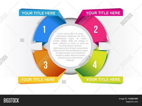 Vector Circle Graph Vector And Photo Free Trial Bigstock