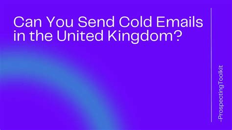 How To Cold Email For Sales