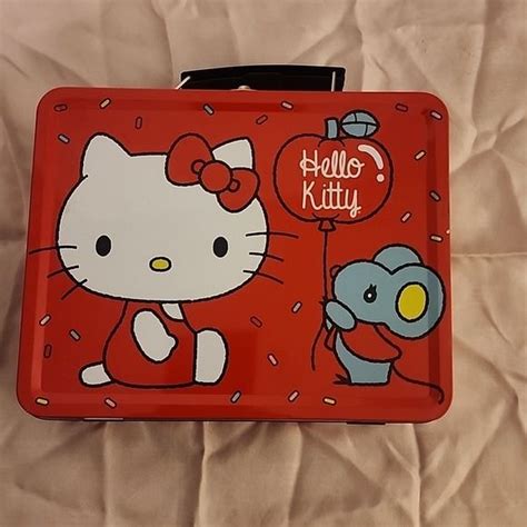 Hello Kitty Tin Lunch Box Hello Kitty Tin Lunch Boxes Lunch Box