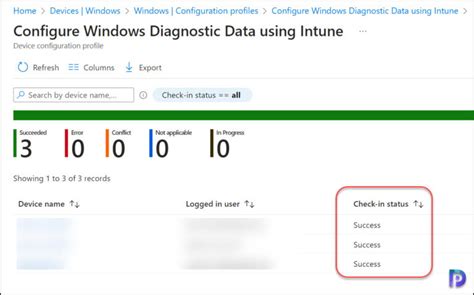 Configure Windows Diagnostic Data Using Intune