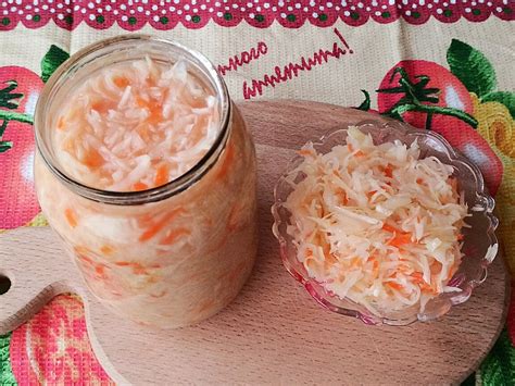 Квашенная капуста в банке на зиму Люблю готовить Дзен