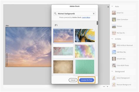 Adobe Stock Integration