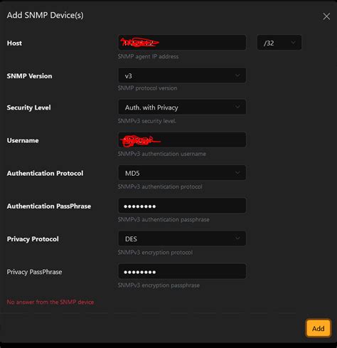 Ntopng Snmpv3 Monitoring Of Extreme Switch · Issue 7331 · Ntopntopng