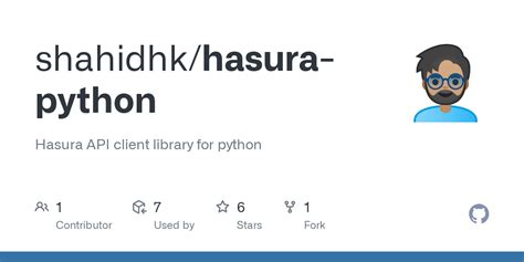 Github Shahidhkhasura Python Hasura Api Client Library For Python