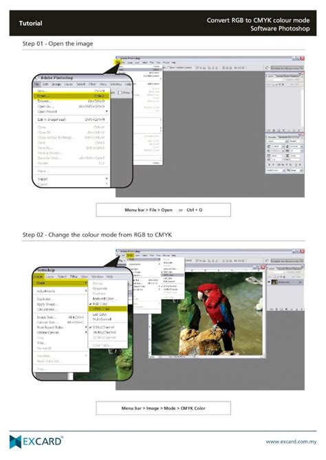 Pdf Cmyk Rgb To Cmyk Colour Mode Software Photoshop Psd€¦ · Step 01