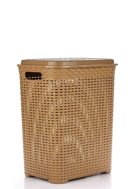 Кошик для білизни Violet 45 л Бежевий ціна 480 грн — Prom Ua Id 1765684556