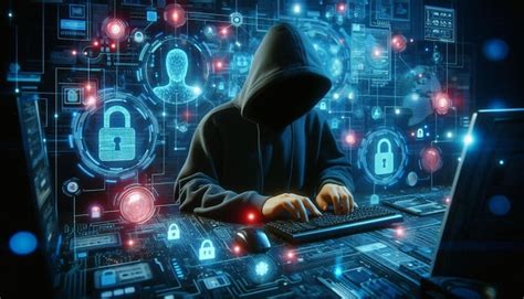 Biometric Cyber Security Image Advanced Data Protection Using Biometrics Premium Ai Generated