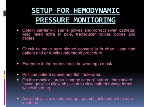 Hemodynamic Monitoring Ppt Pptx